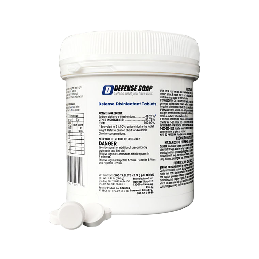Disinfectant Tablets - Defense Soap