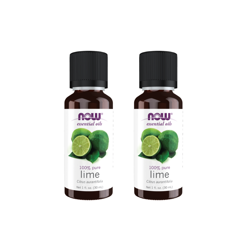 NOW - Essential Oils - Lime Oil, 1-Ounce (2 pack)